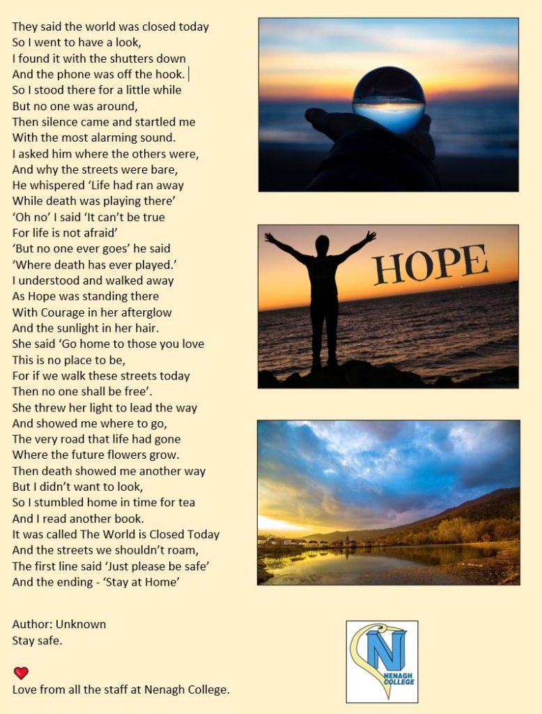 Stay Safe – Nenagh College