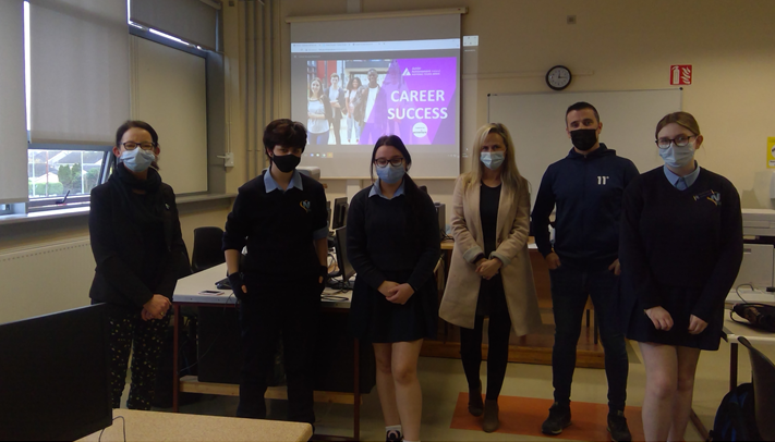 Junior Achievement Ireland and Fiserv – talks and workshops with 3rd and 5th years – Nenagh College