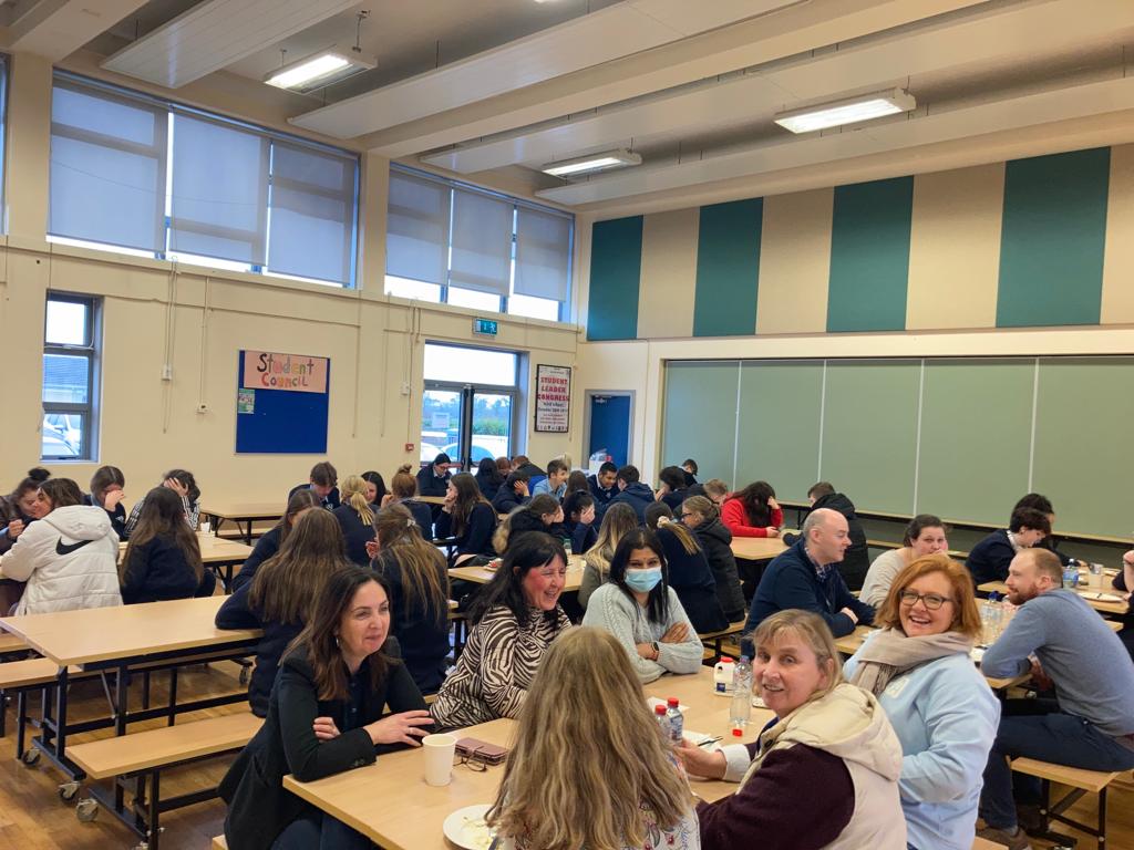 Nenagh College staff and students reconnecting over lunch after the ...