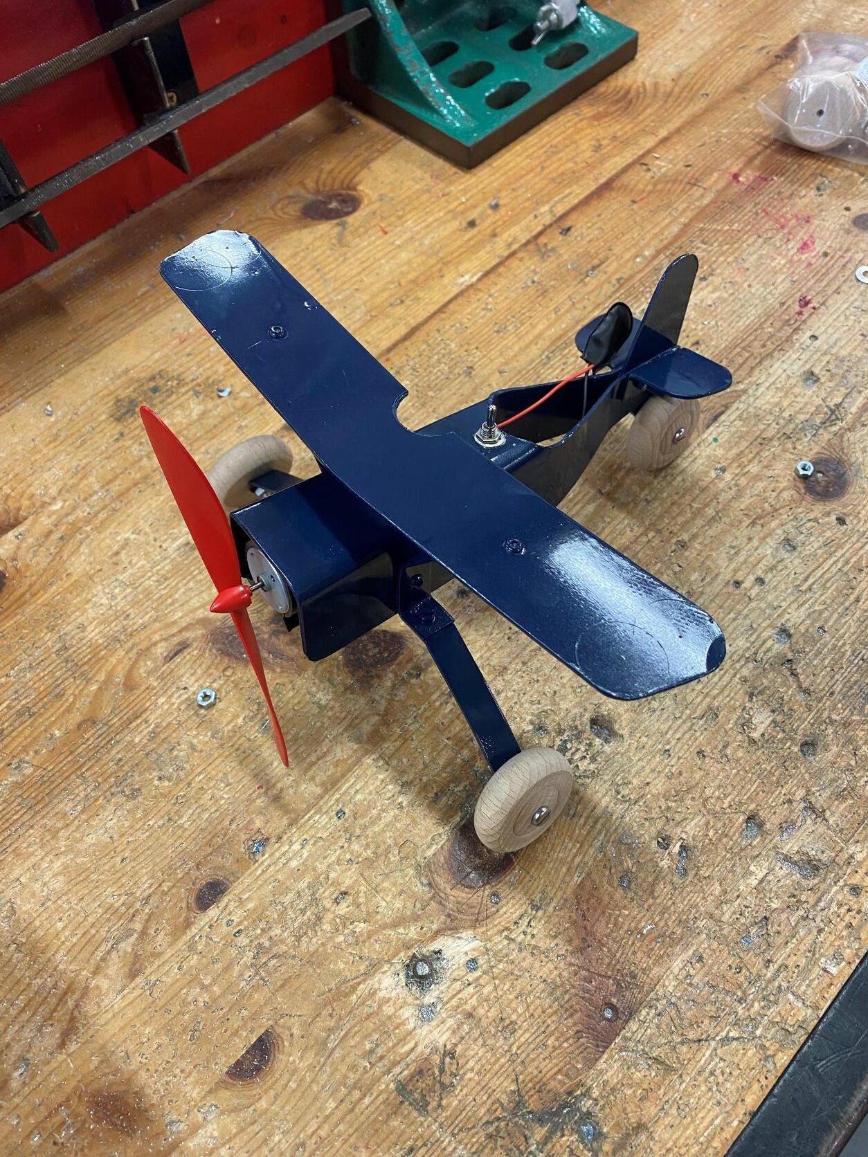 First year engineering with their model aero planes – Nenagh College