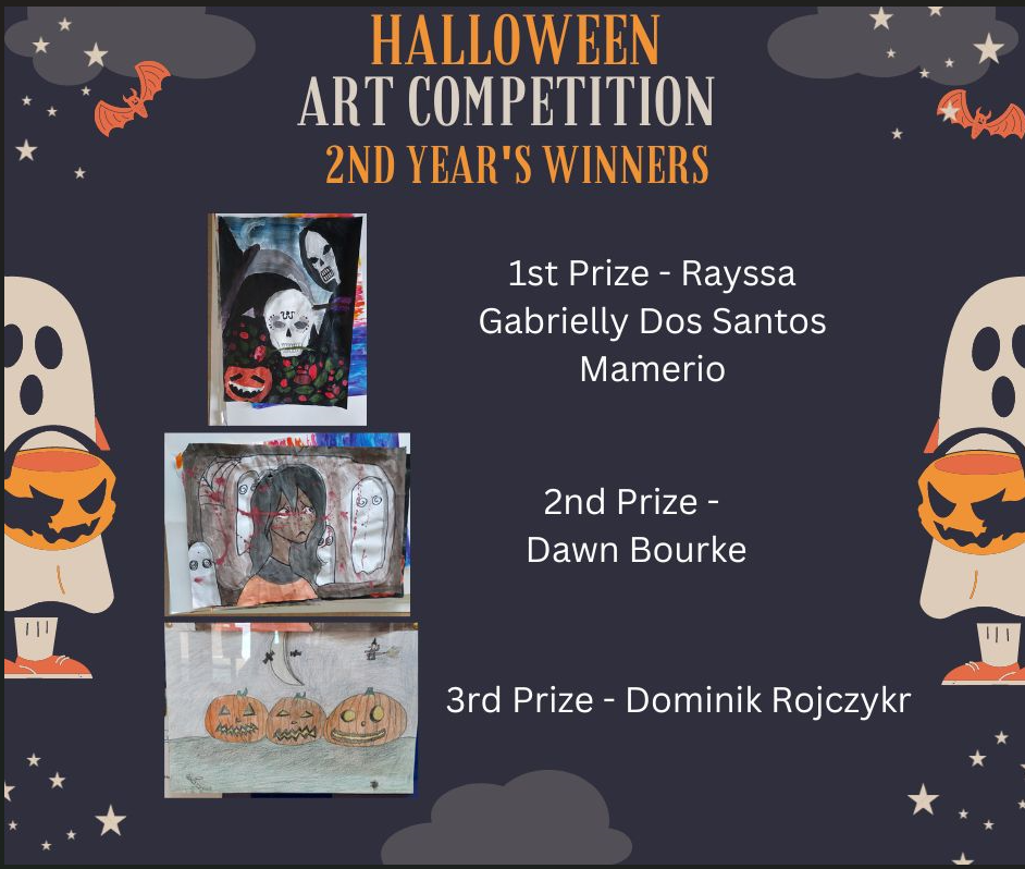 Halloween Art Competition Winners – Nenagh College