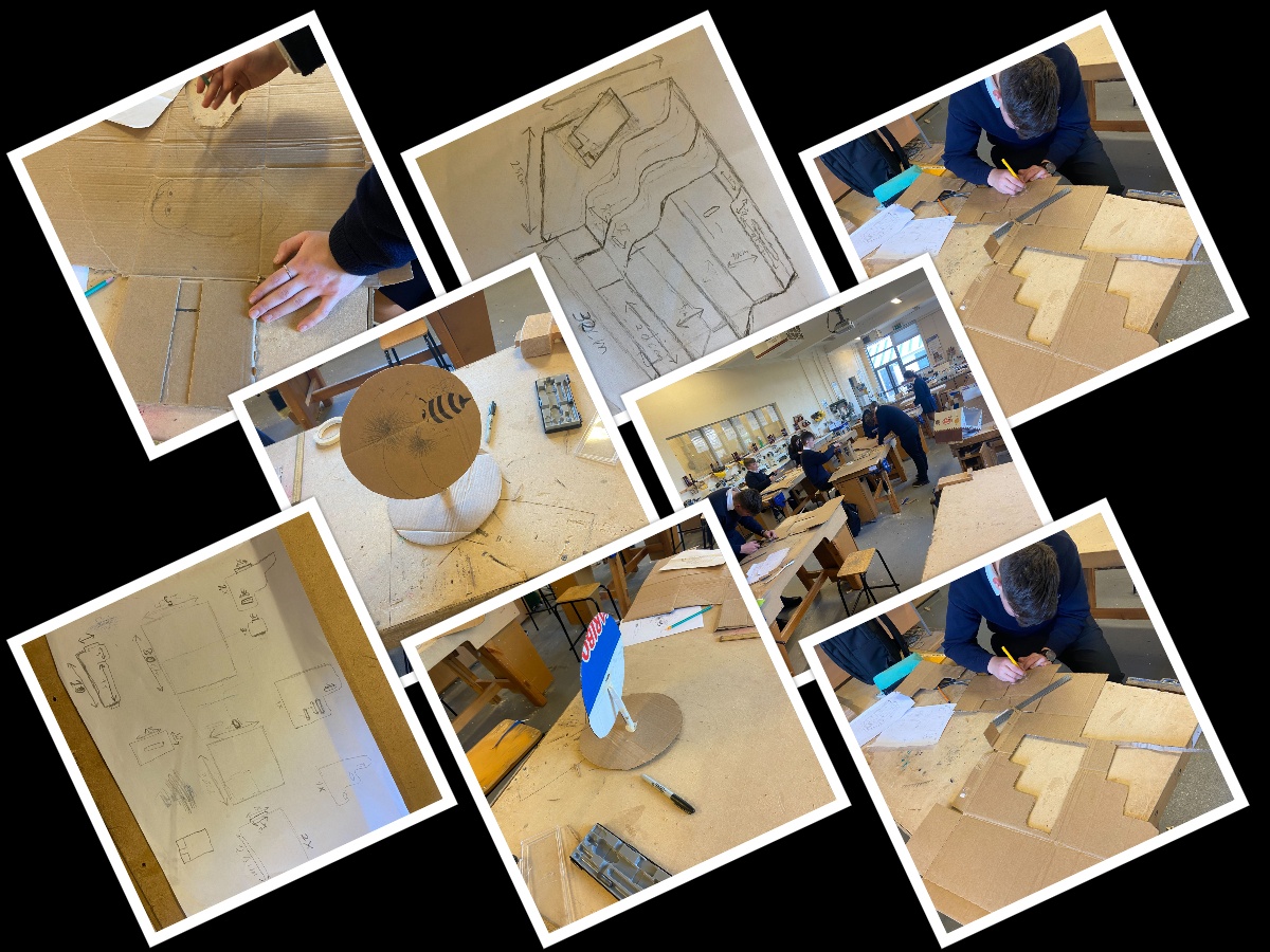 3rd year wood technology students working on models for their projects ...