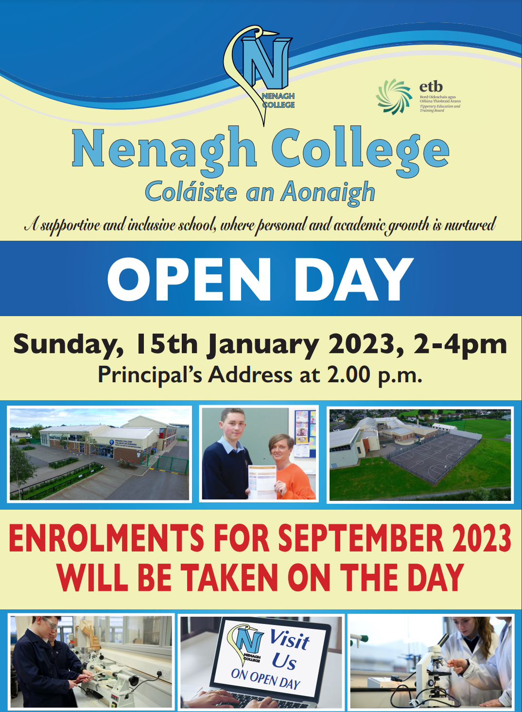 Open Day 2023 – Nenagh College