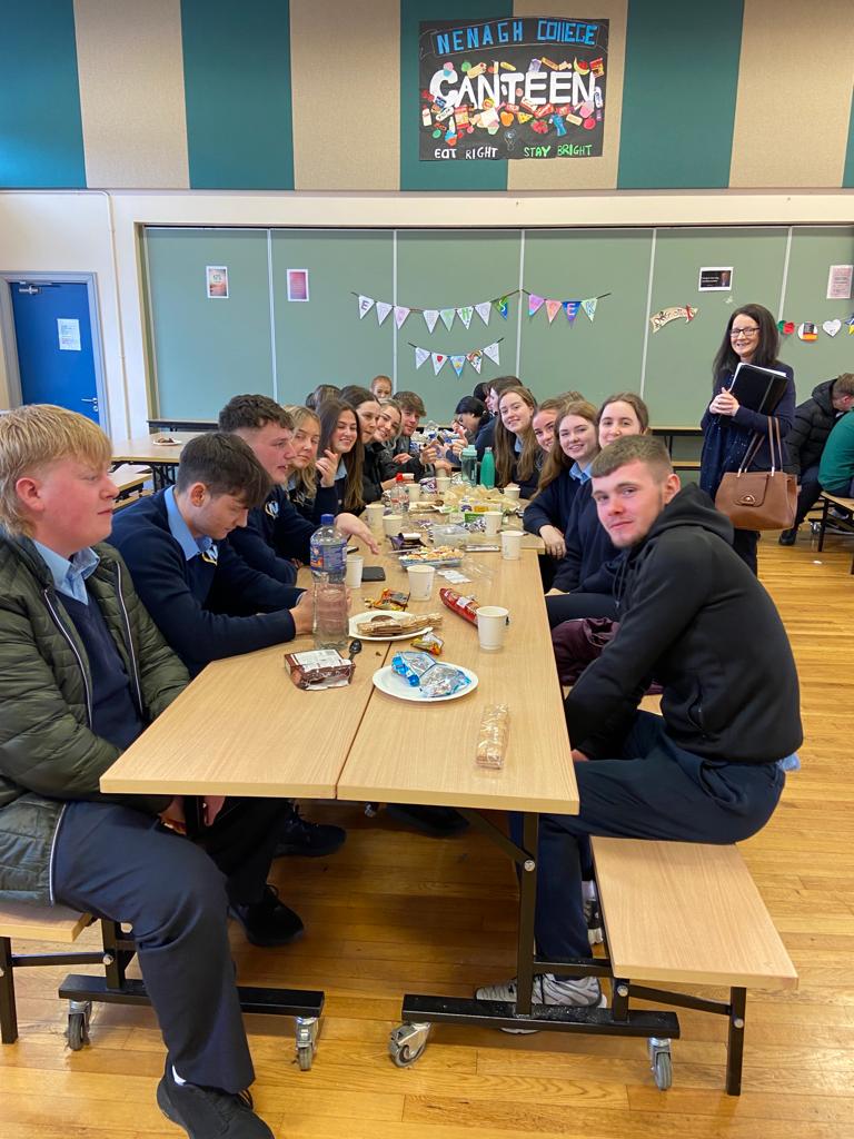 6th Year Students enjoying Ethos Week – Nenagh College