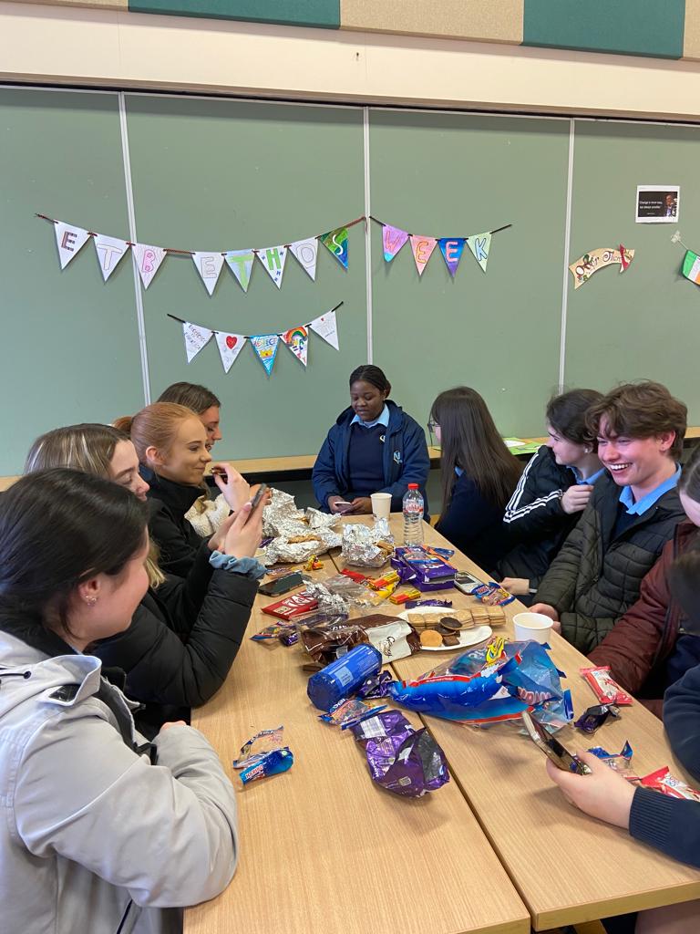 6th Year Students enjoying Ethos Week – Nenagh College