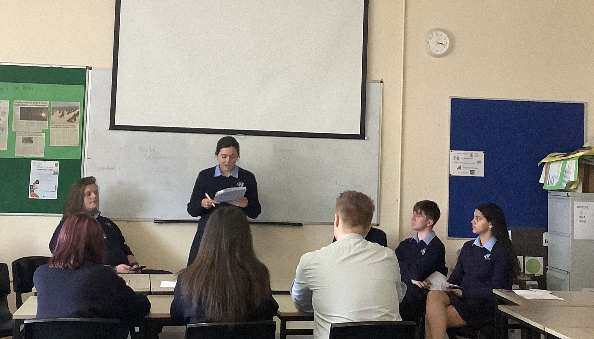 Class Debate – Nenagh College