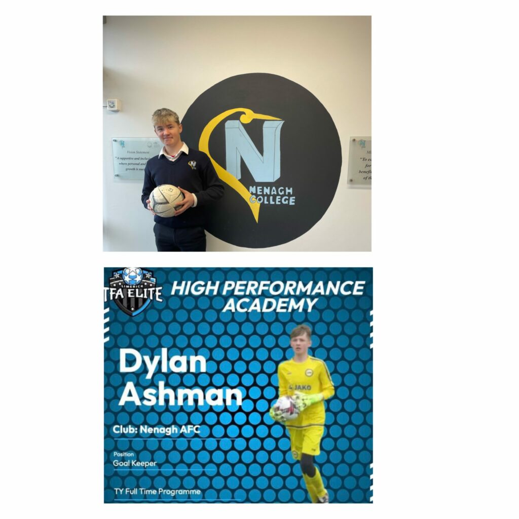 Congratulations Dylan Ashman! – Nenagh College
