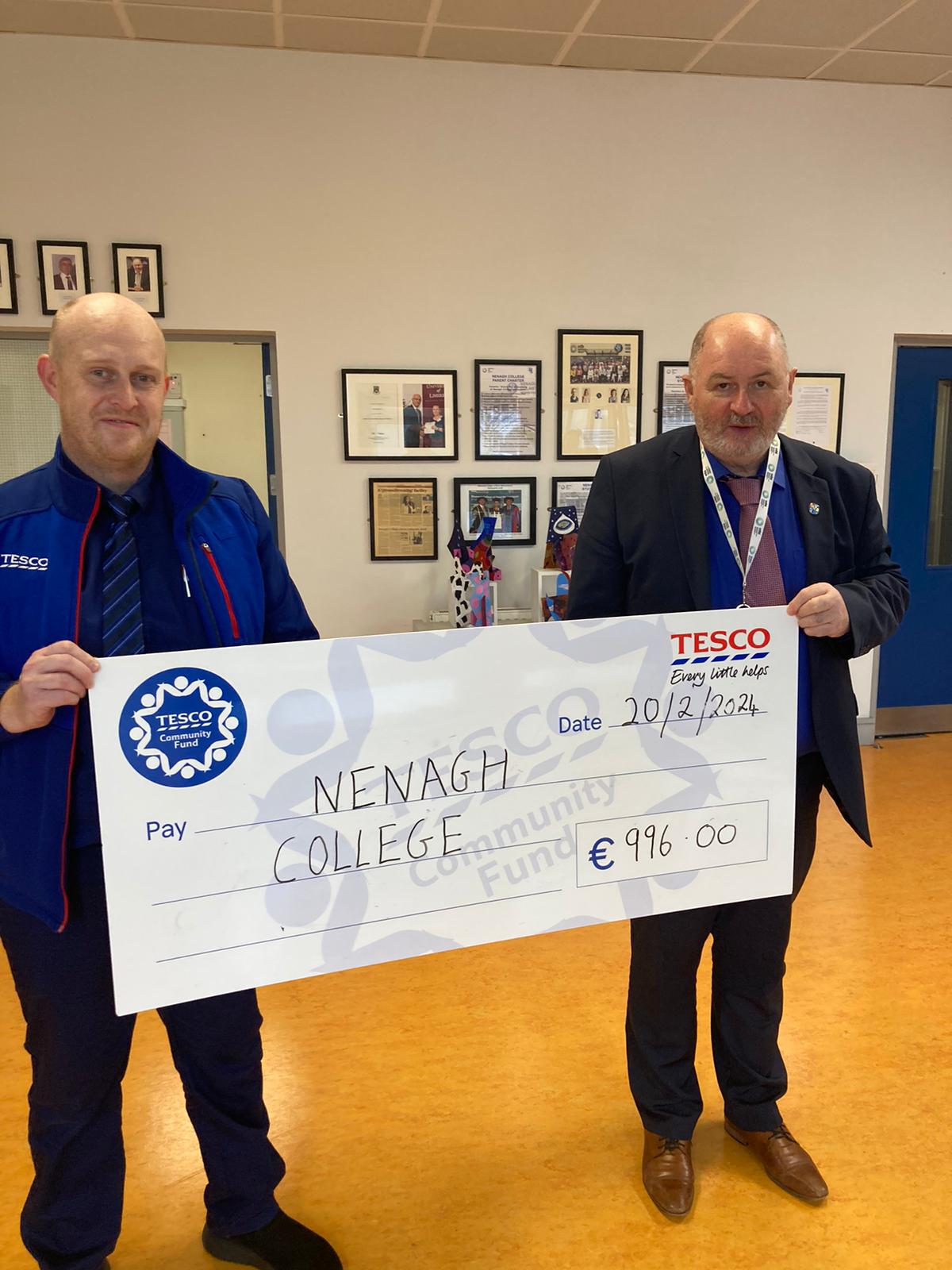 Tesco Community Fund – Nenagh College