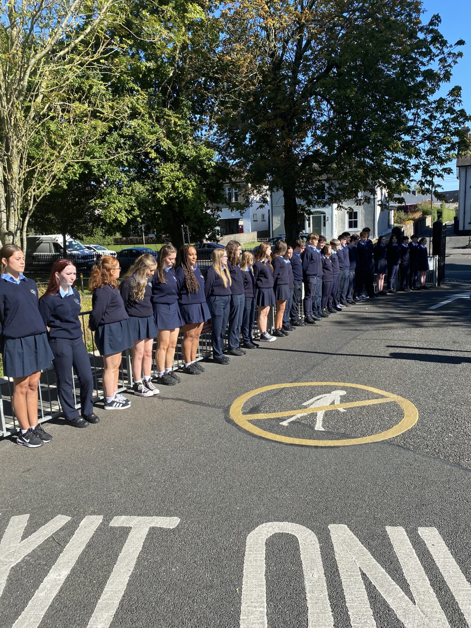 Guard of Honour for Mr. Luke Murtagh – Nenagh College