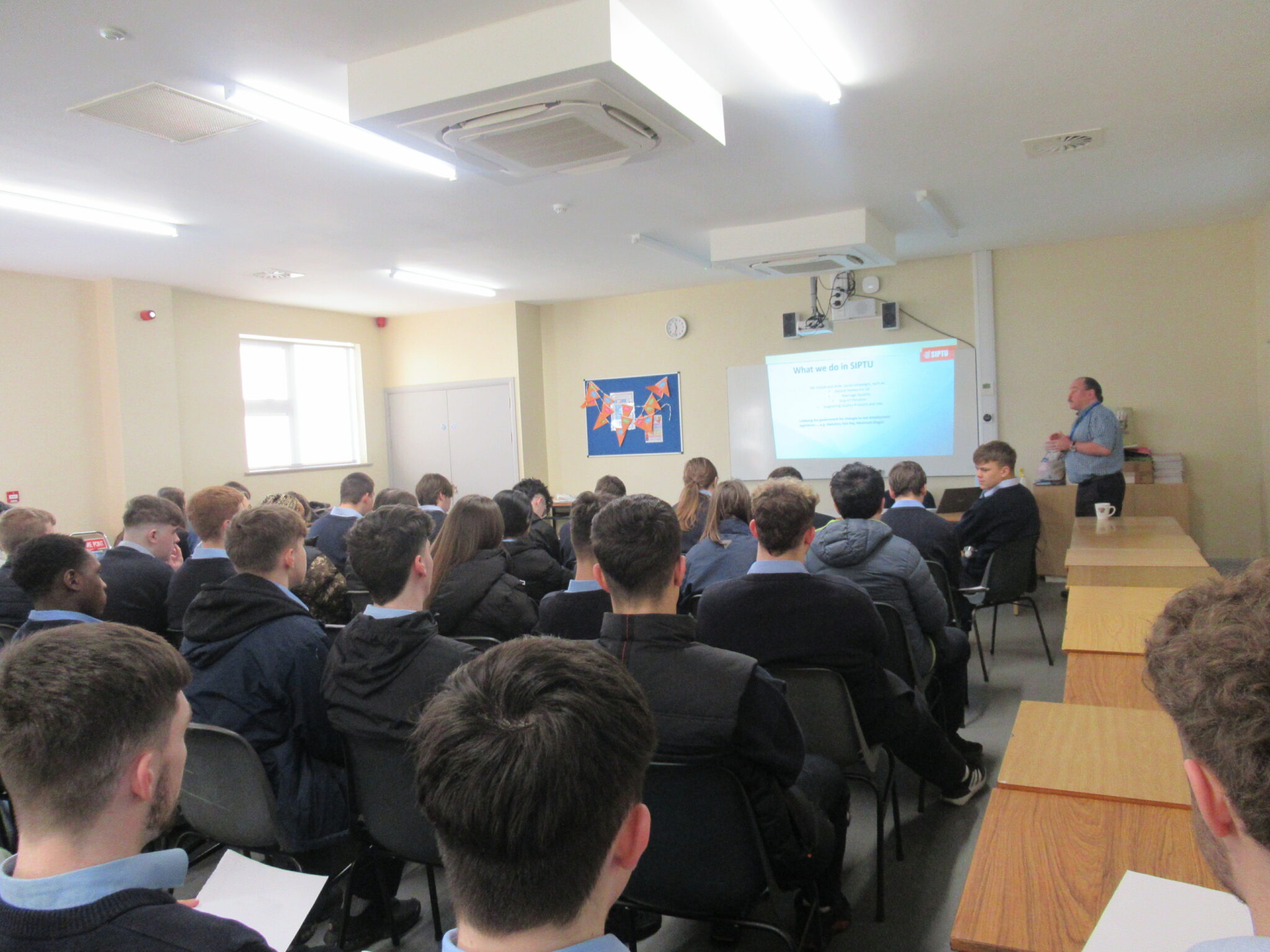 Visit from SIPTU Representative – Nenagh College