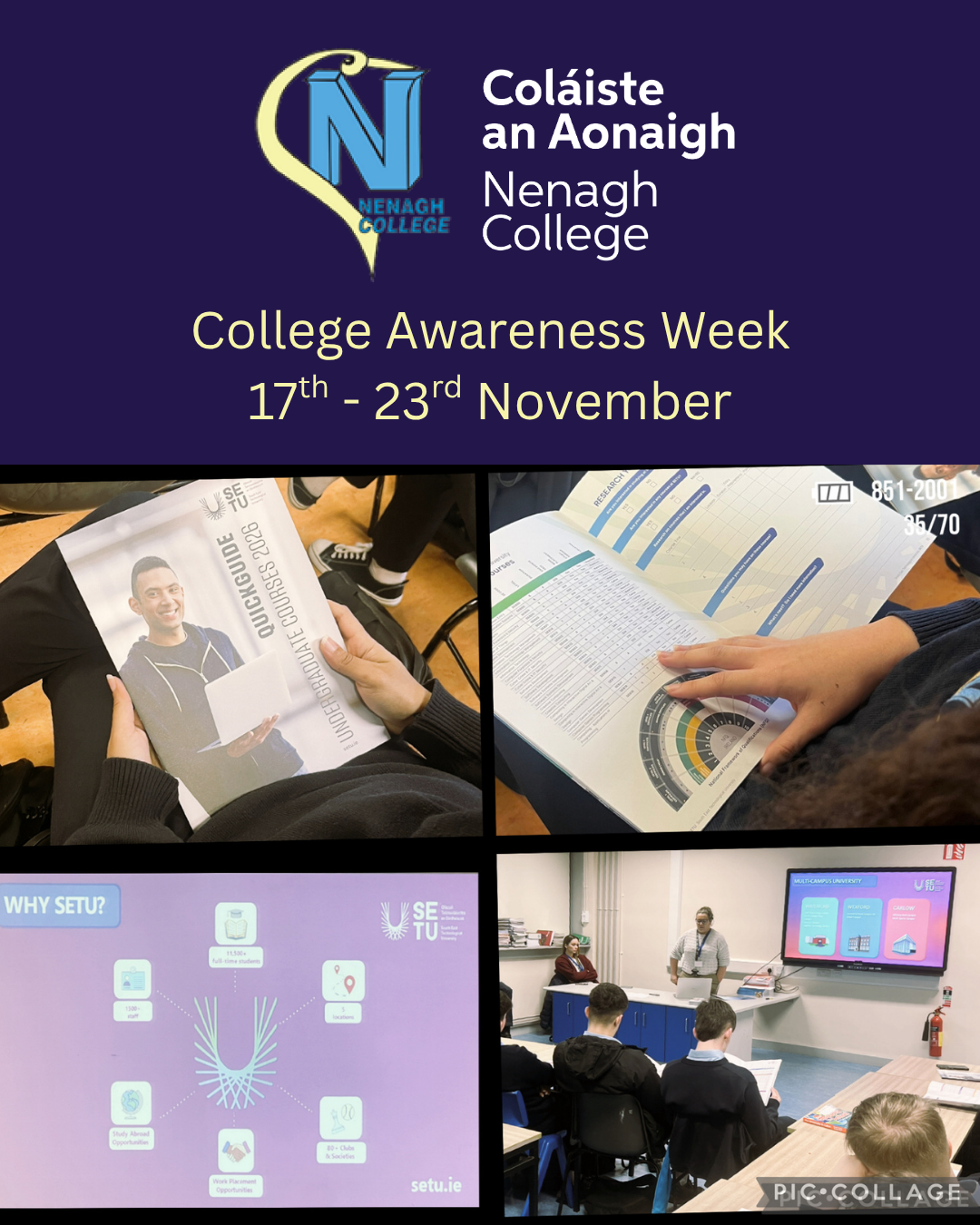College Awareness Week Kicks Off – Nenagh College